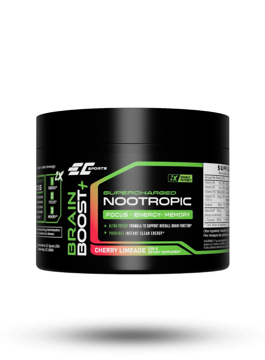 Brain Boost+ - Supercharged 2x potency – EC Sports Supplements