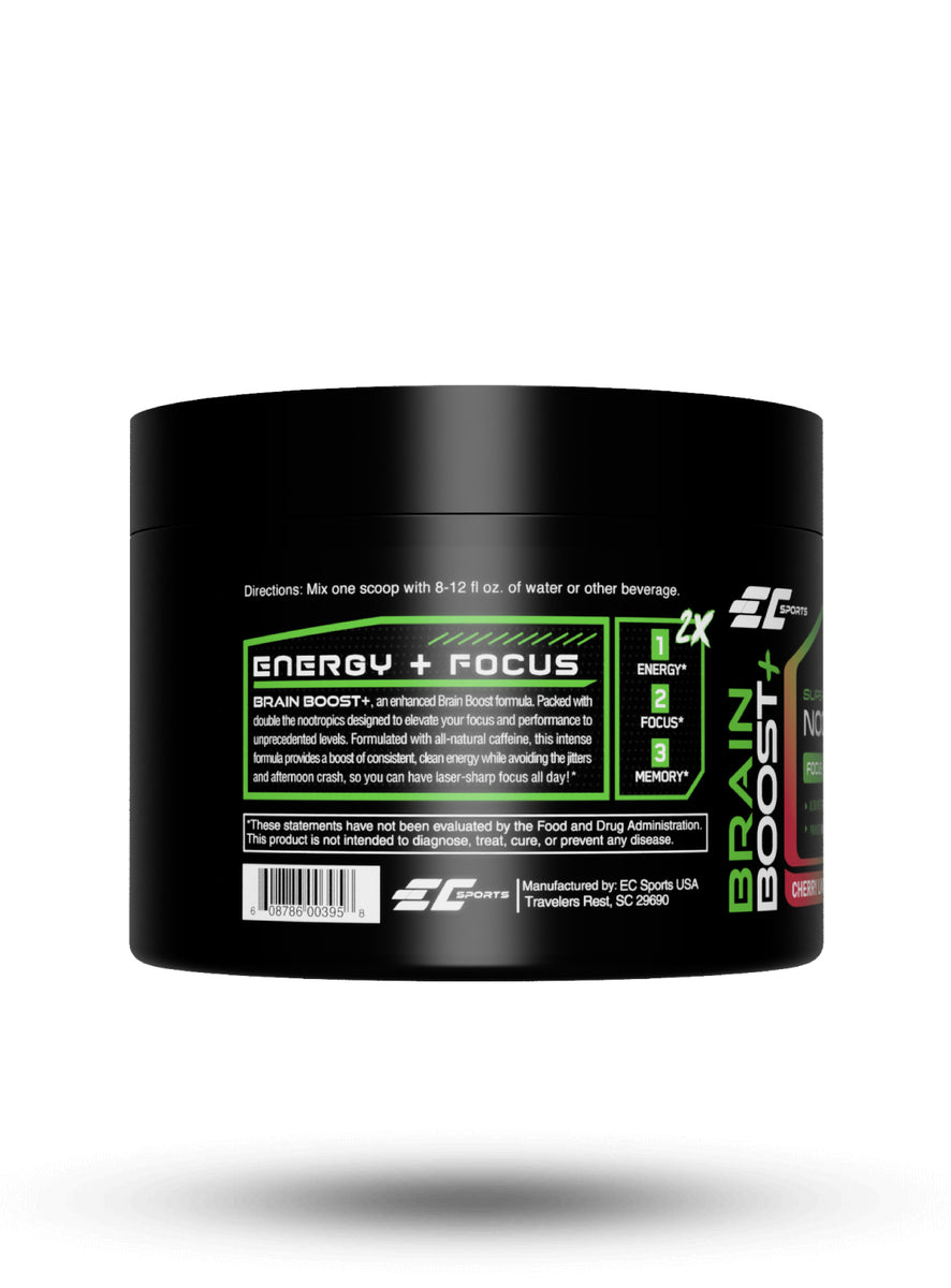 Brain Boost+ - Supercharged 2x potency – EC Sports Supplements