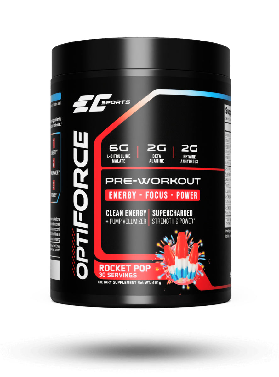 OptiForce Pre Workout - Clean Preworkout, Natural Energy Boost – EC ...