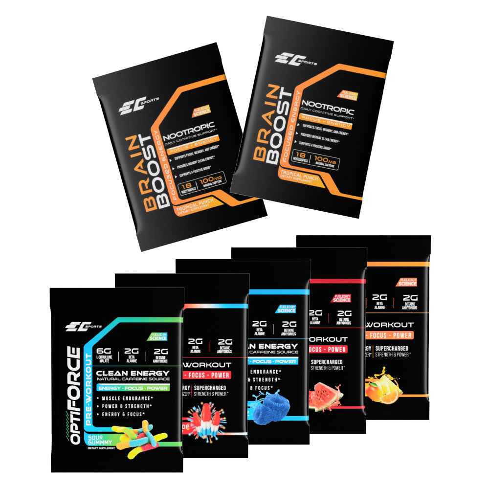 Preworkout & Brain Boost Sample Kit – EC Sports Supplements