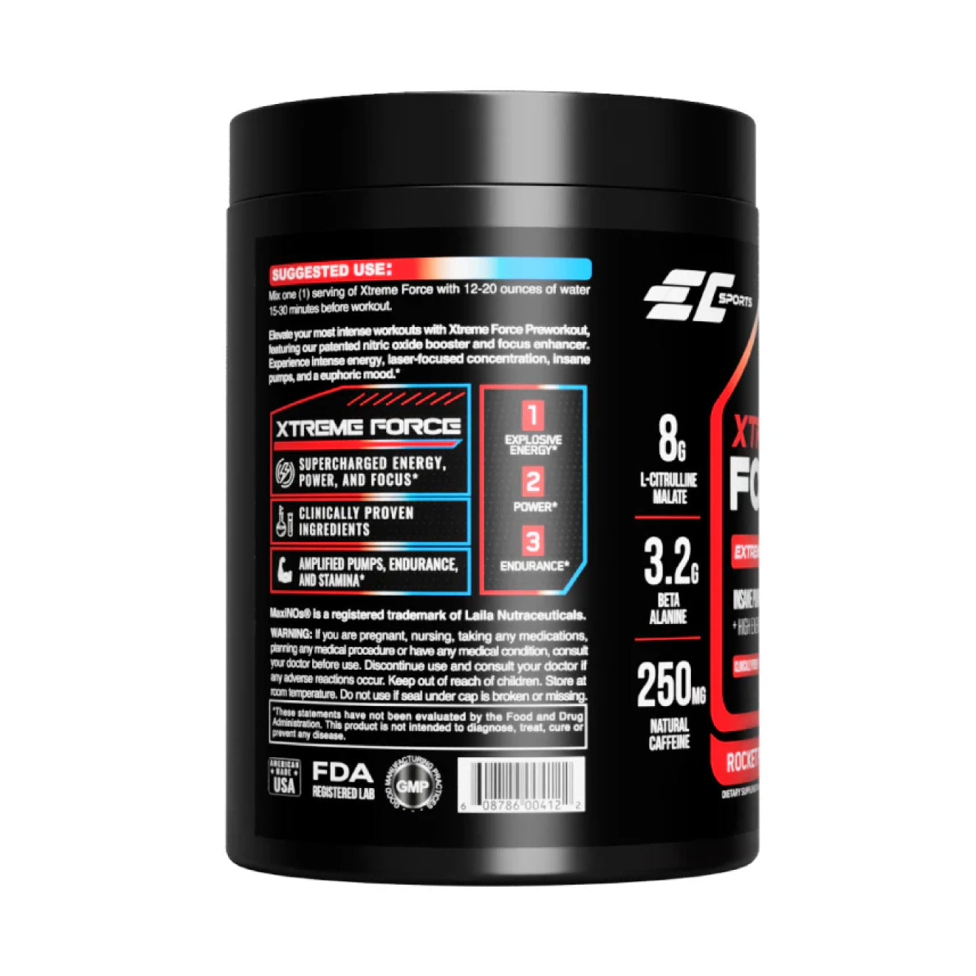 Xtreme Force Pre Workout - Energy, Power, and Focus Amplifier – EC ...